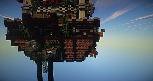 Flying Villa [Bioshock Infinte themed build] Minecraft Map
