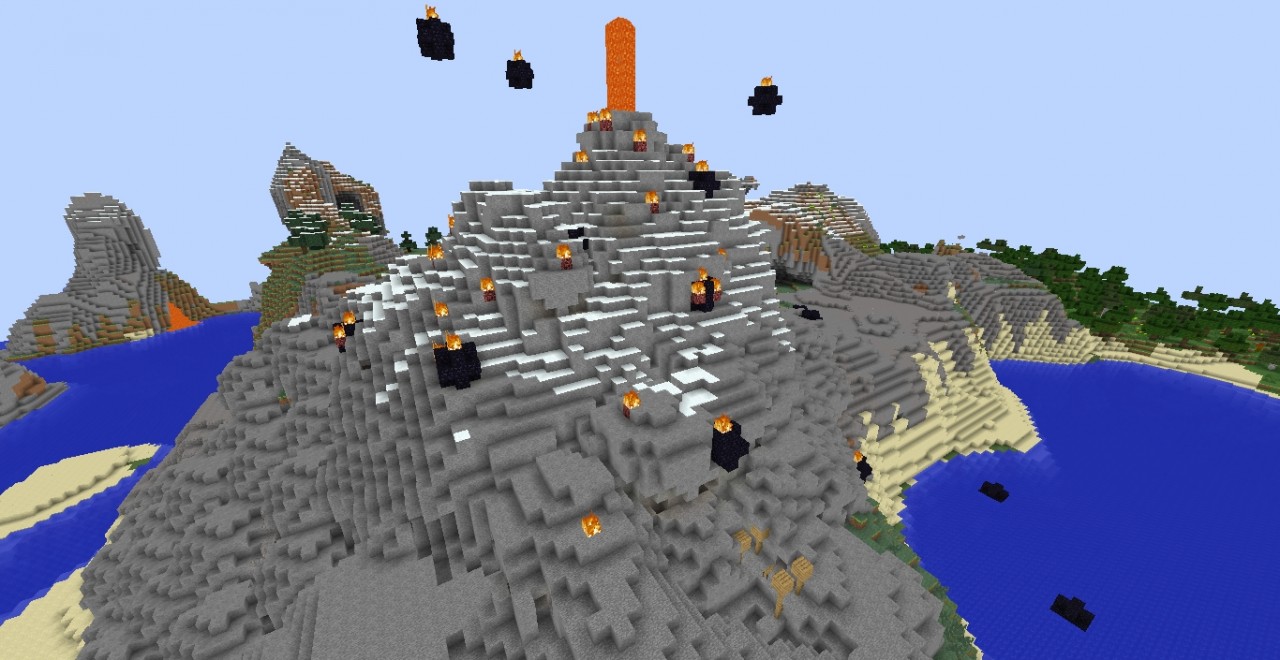 Volcano pvp Arena Minecraft Map