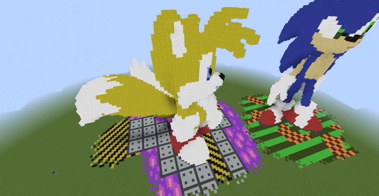 3D Miles "Tails" Prower Minecraft Map