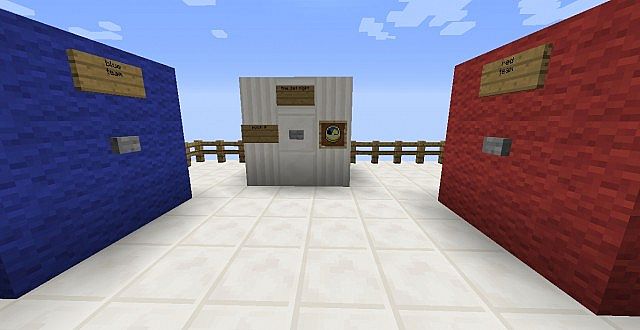 red vs blue Minecraft Map