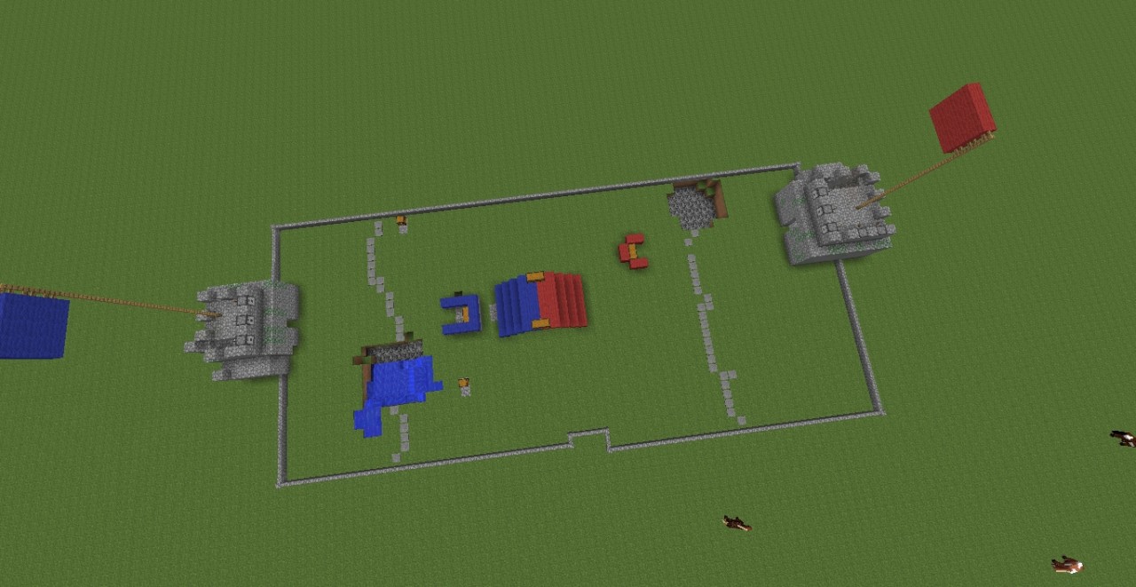 red vs blue Minecraft Map
