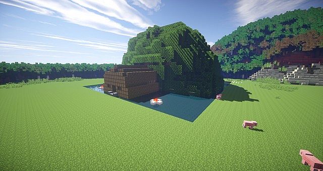 Fallen Tree House Minecraft Map