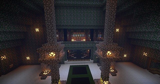 Fallen Tree House Minecraft Map