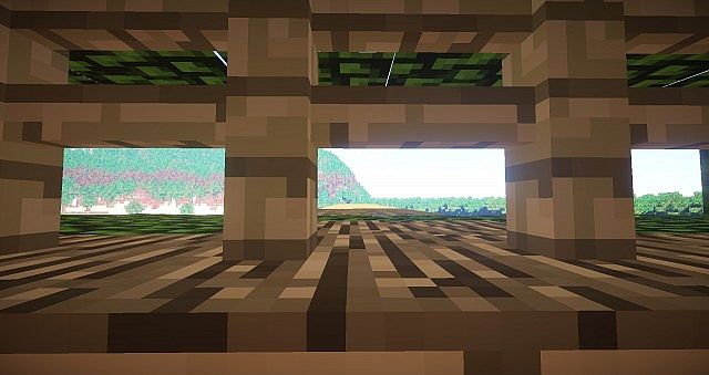 Fallen Tree House Minecraft Map