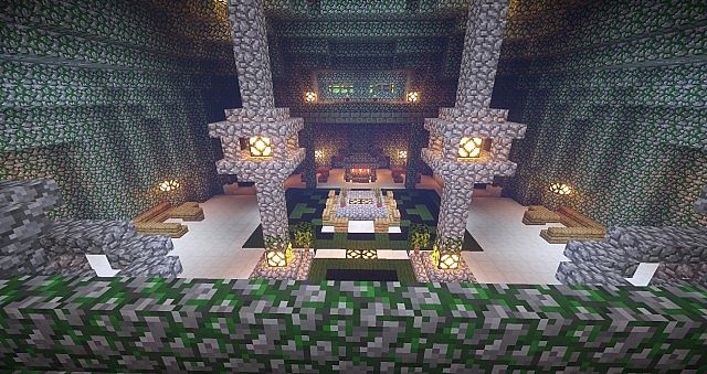 Fallen Tree House Minecraft Map