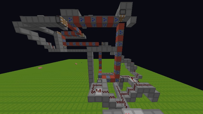 redstone snake+Data "reader" Minecraft Map