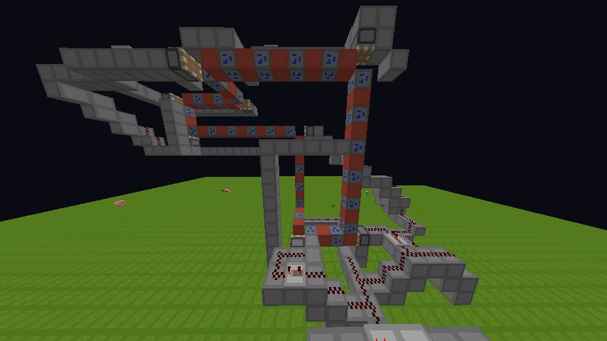 redstone snake+Data "reader" Minecraft Map