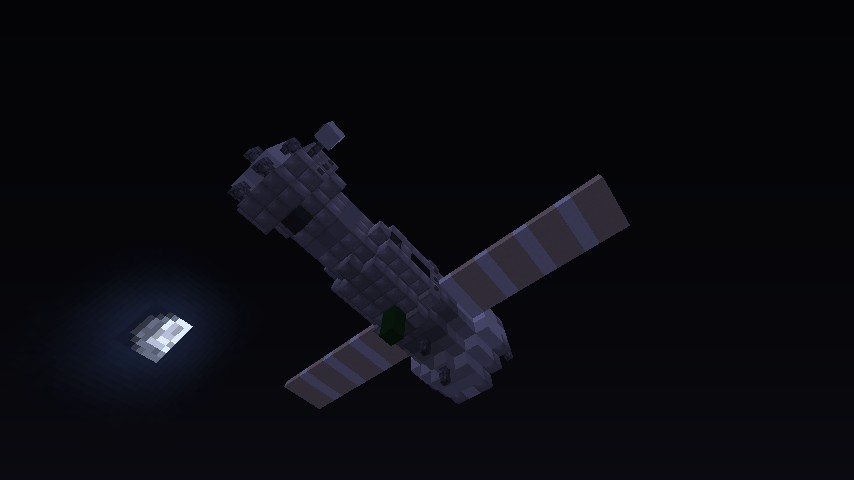 Russian Soyuz-TM | 2:1 Scale Minecraft Map