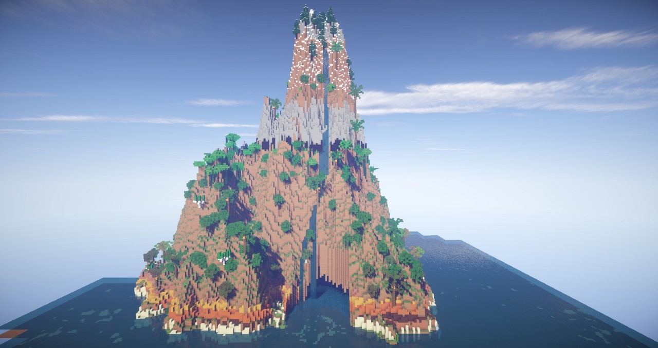 Cave Island Minecraft Map