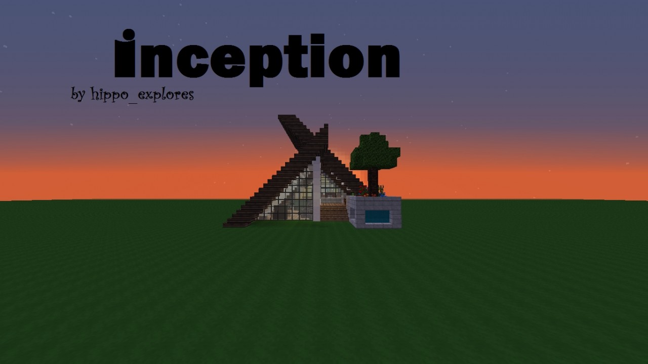 modern house - inception Minecraft Map