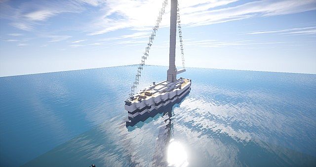 Modern Sailboat - Luxury Yacht Minecraft Map