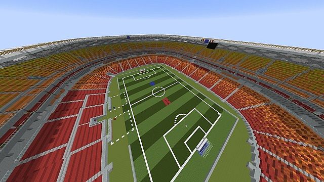 SOCCER IN MINECRAFT! Minecraft Map
