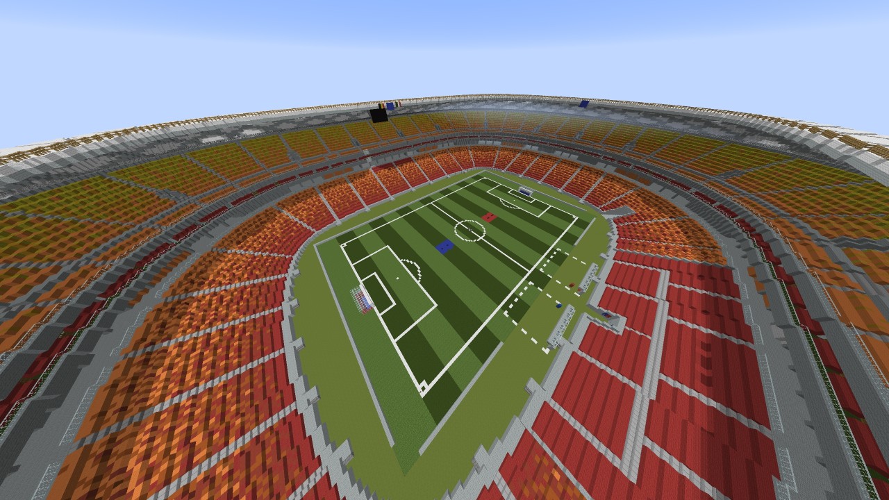 SOCCER IN MINECRAFT! Minecraft Map