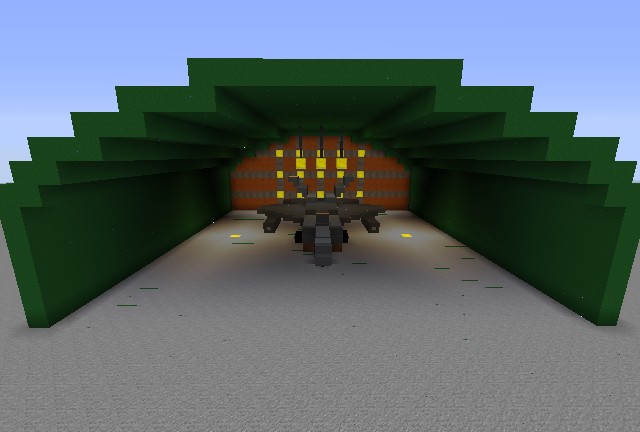 Military Airfield (Stone Flatworld) Minecraft Map