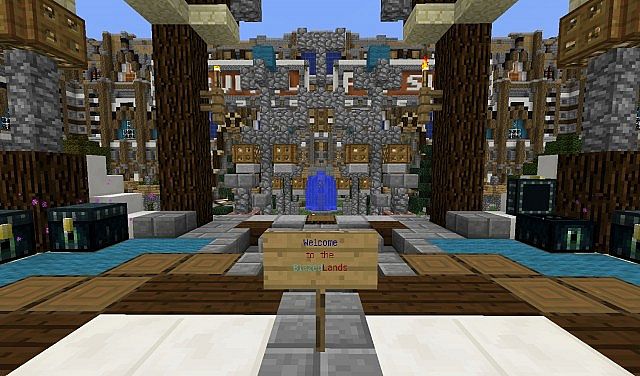 Spawn creator by: XxTechnoCyberxX epic server spawn 1.7.9 Minecraft Map