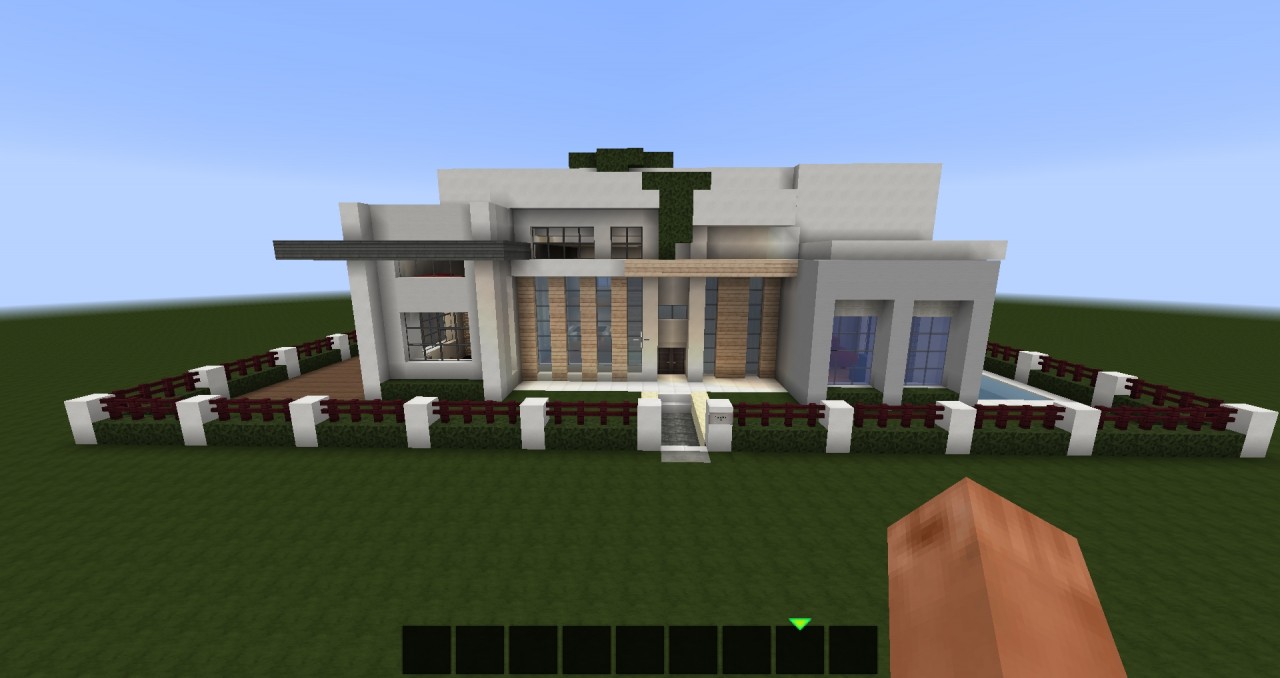 Large Modern House Minecraft Map