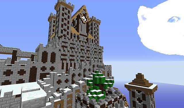 Castle Snow Minecraft Map