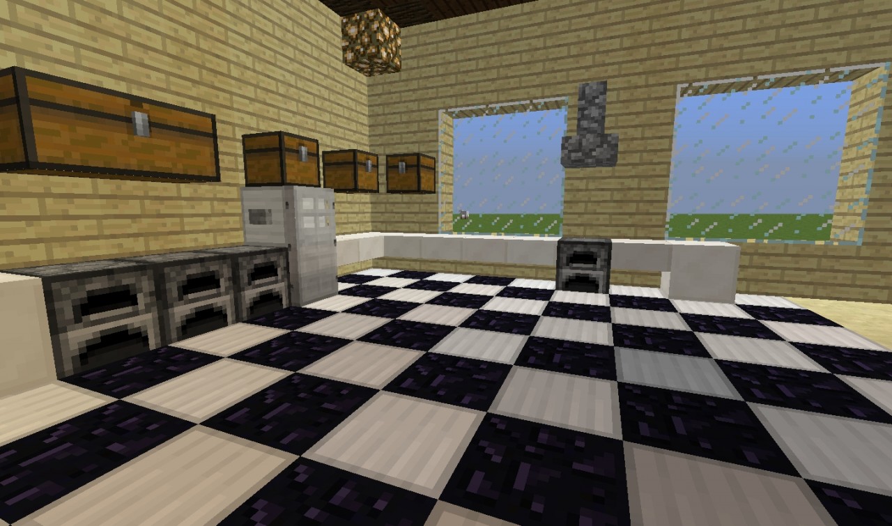 Large Hand-Built Minecraft House Minecraft Map