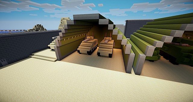 My biggest project! "Army" Minecraft Map