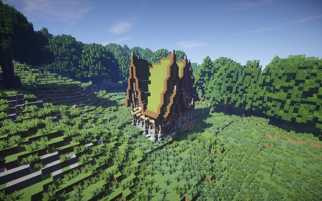 Minecraft Timelapse 1# Hunters House | First test Timelapse Minecraft Map