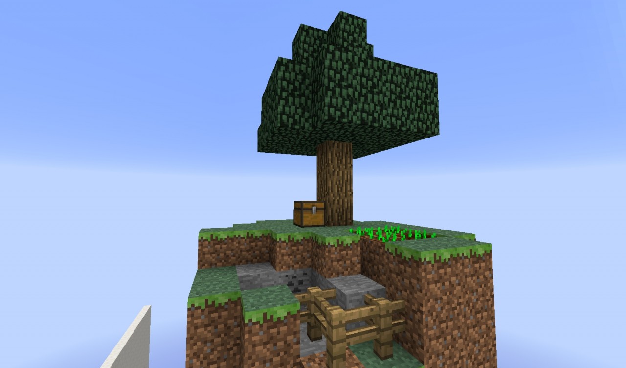 Sky Block (island the game) map Minecraft Map
