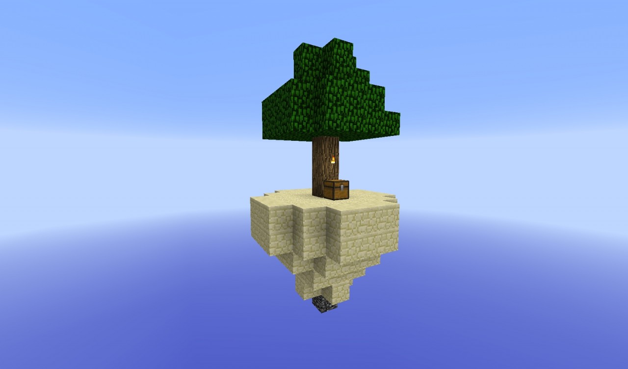 desert skyblock Minecraft Map