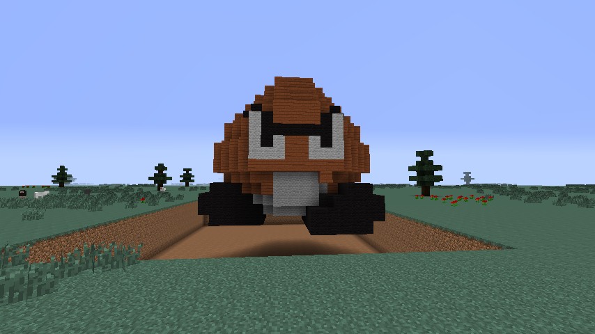 Giant Goomba 3D Minecraft Map