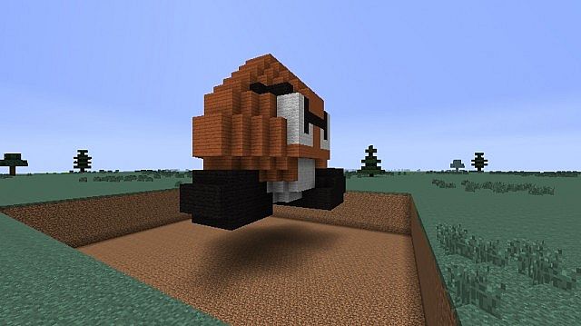 Giant Goomba 3D Minecraft Map