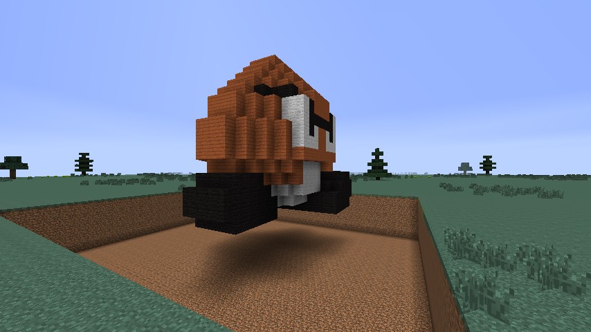 Giant Goomba 3D Minecraft Map