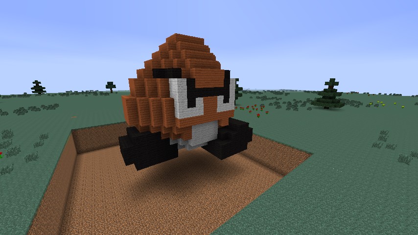 Giant Goomba 3D Minecraft Map