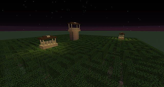 Minecraft Hedge Maze! Minecraft Map