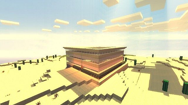 desert house Minecraft Map
