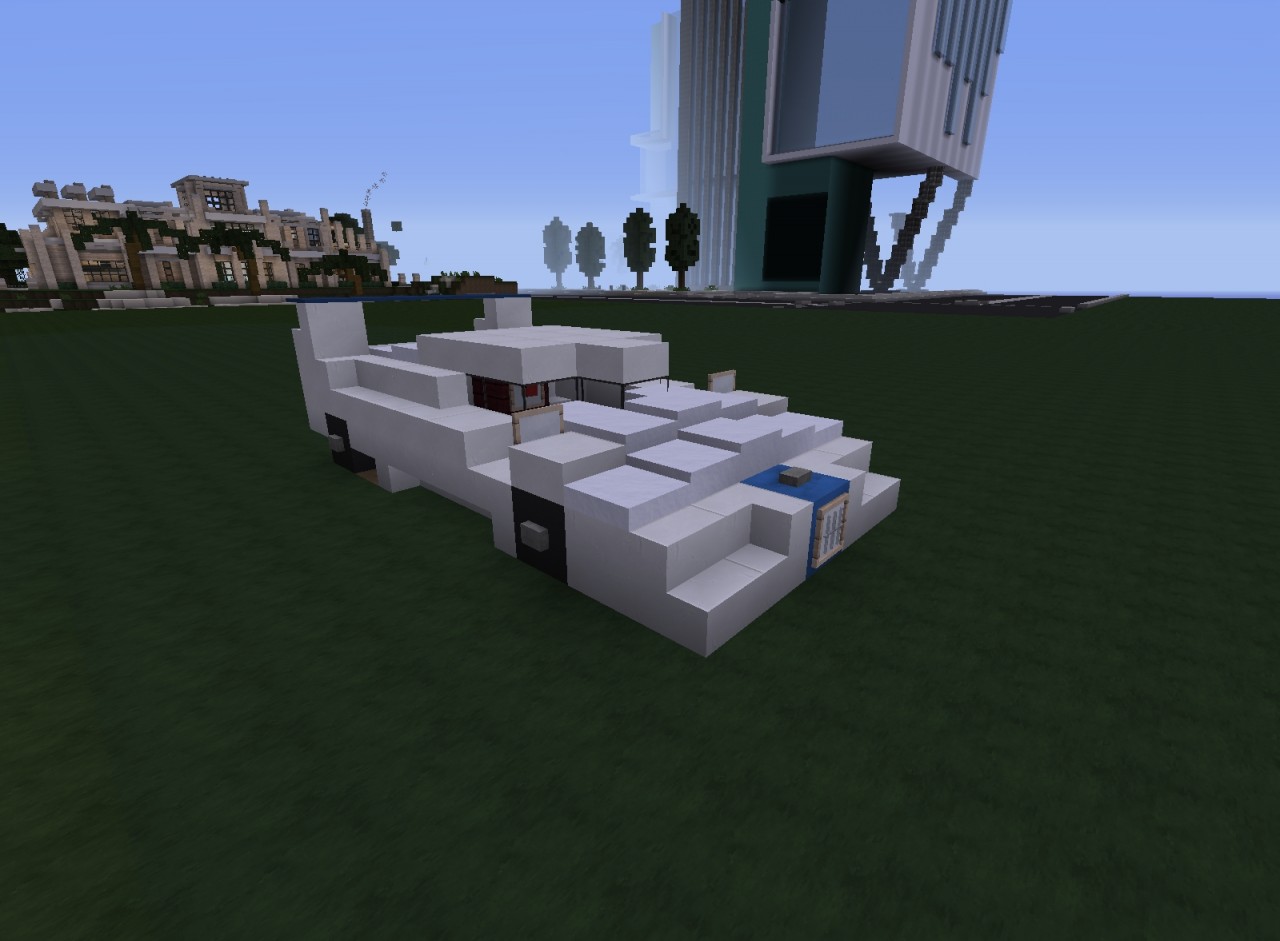 moderne sport car Minecraft Map