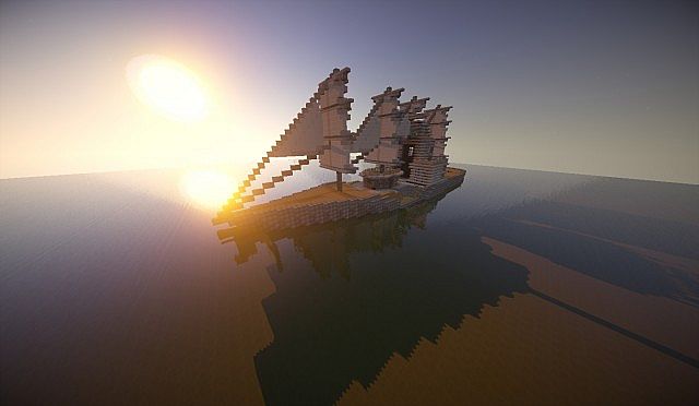 Another Sailingship I coudln't finish >:[ Minecraft Map