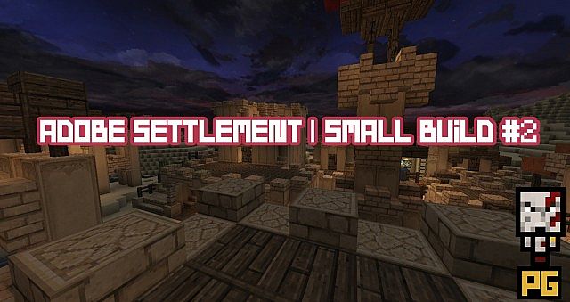 Adobe Settlement | Small Build #2 Minecraft Map