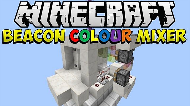 [14w32d]Minecraft: Beacon Color Mixer Minecraft Project