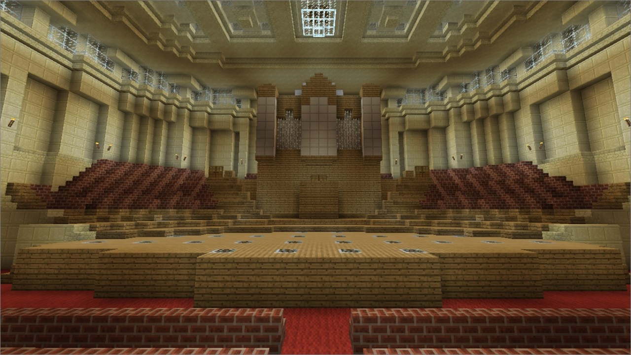 Royal concert hall Amsterdam - Concertgebouw Amsterdam Minecraft Map