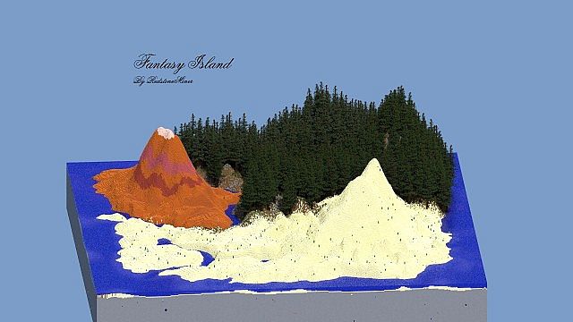 Custom Fantasy Terrain Minecraft Map