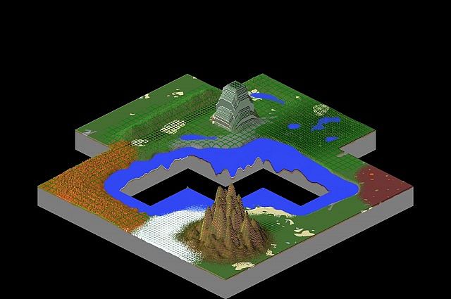 Random Floating Island Minecraft Map