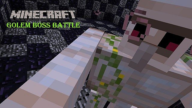 Golem Boss Battle [Beta] Minecraft Map