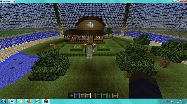 giant hourglass Minecraft Map