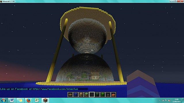 giant hourglass Minecraft Map