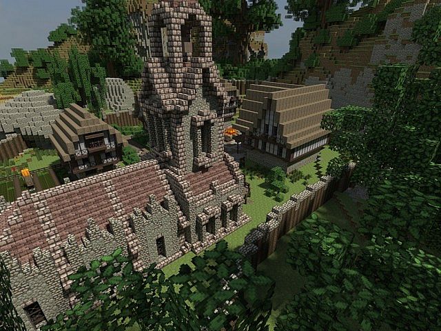 Medieval hamlet Minecraft Map
