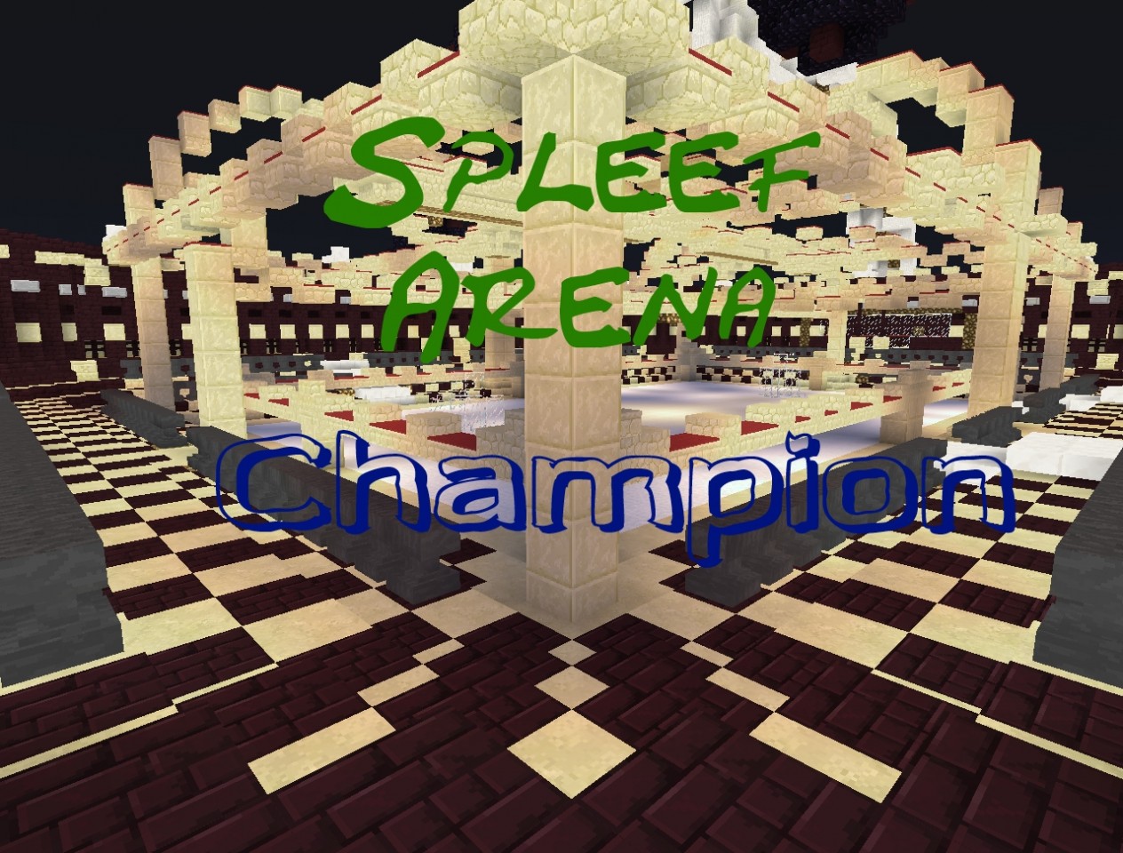 Spleef Arena "Champion" Minecraft Map
