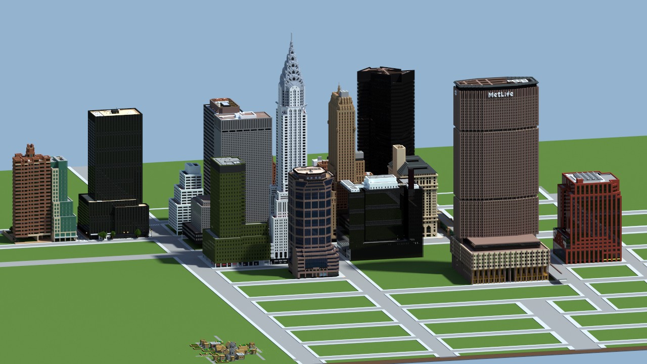 New York Highly Detailed 1:1 Project Minecraft Map