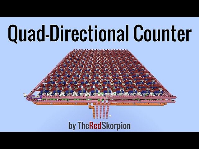 Quad-Directional Counter Minecraft Map