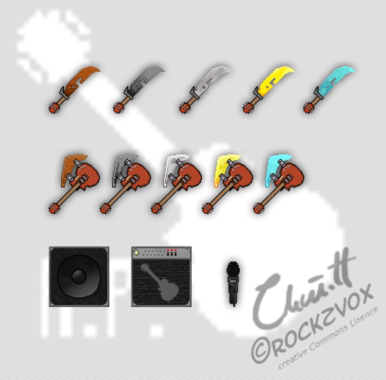 Guitarweapons & More - RockzPack Music Edition 64x64 - Work In Progress ...