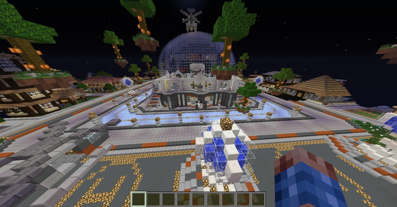 Futuristic spawn by mirelad1sco Minecraft Map