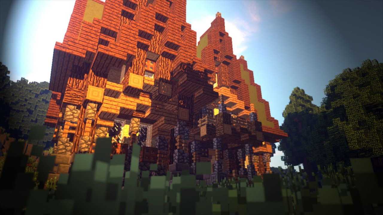 Minecraft Timelapse 1# Hunters House | First test Timelapse Minecraft Map