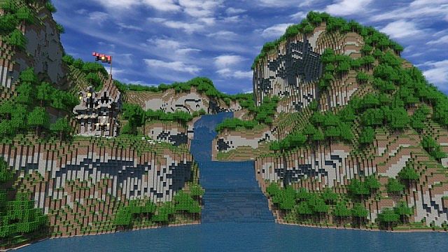 Waterfall House Minecraft Project